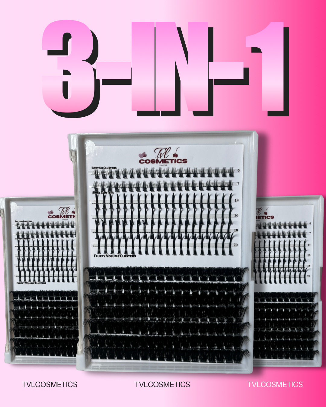 3-in-1 Cluster Kit – TVL Cosmetics